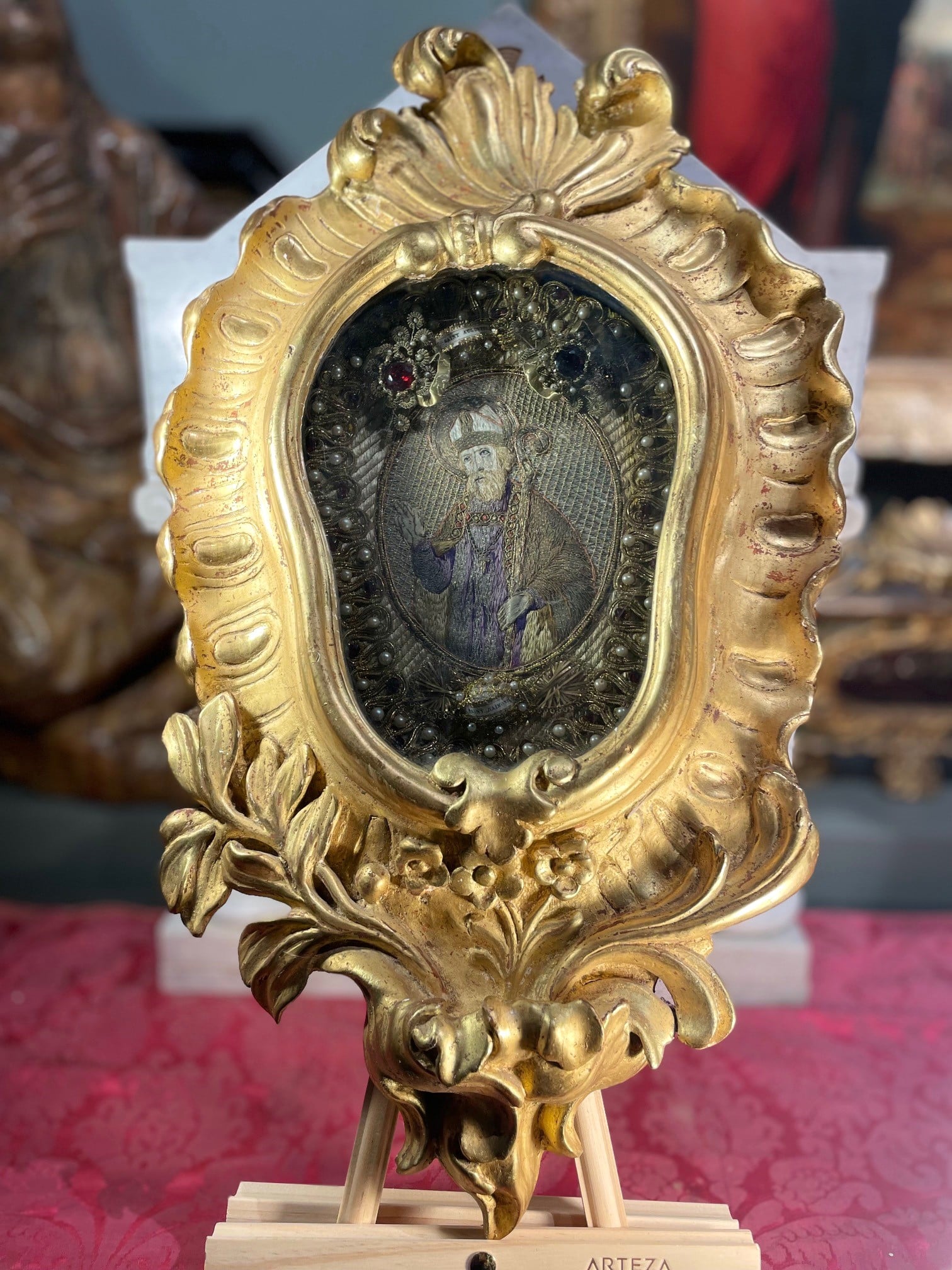 Reliquaire de Saint Augustin – XVIIIe - Vendu - Le Jardin des moines