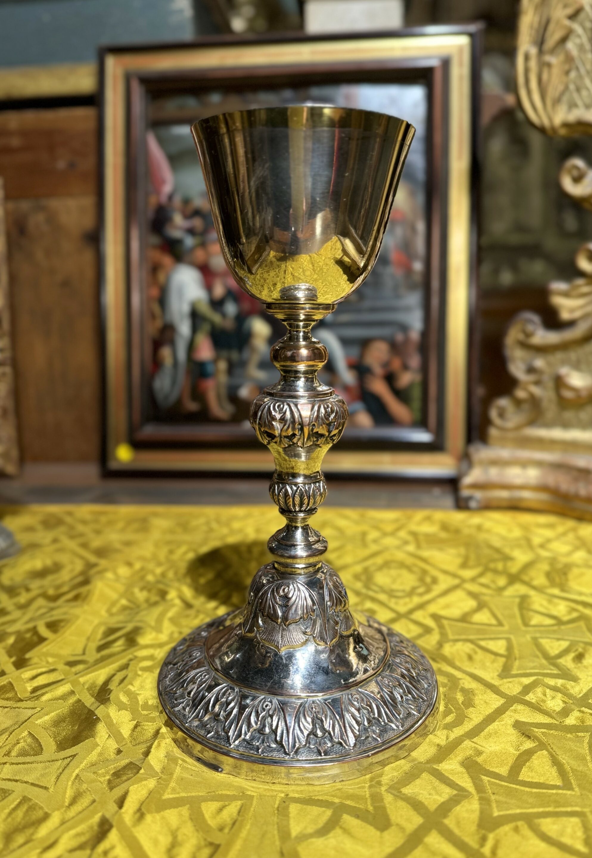 Grand Calice de communion – XIXe - Le Jardin des moines